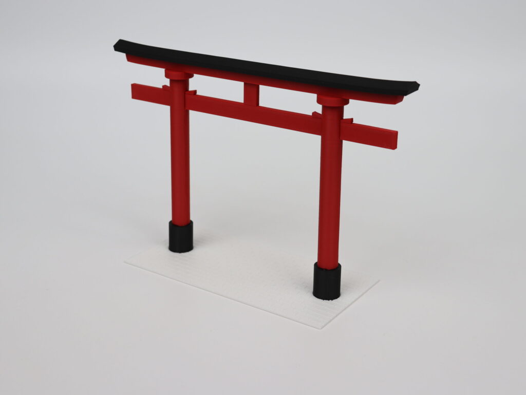 Traditional Japanese Torii Gate – 3D Printable Model