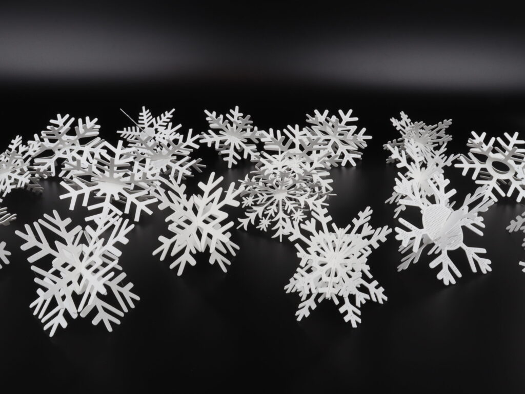 3D Interlocking Snowflakes – Set of 13 Unique Designs